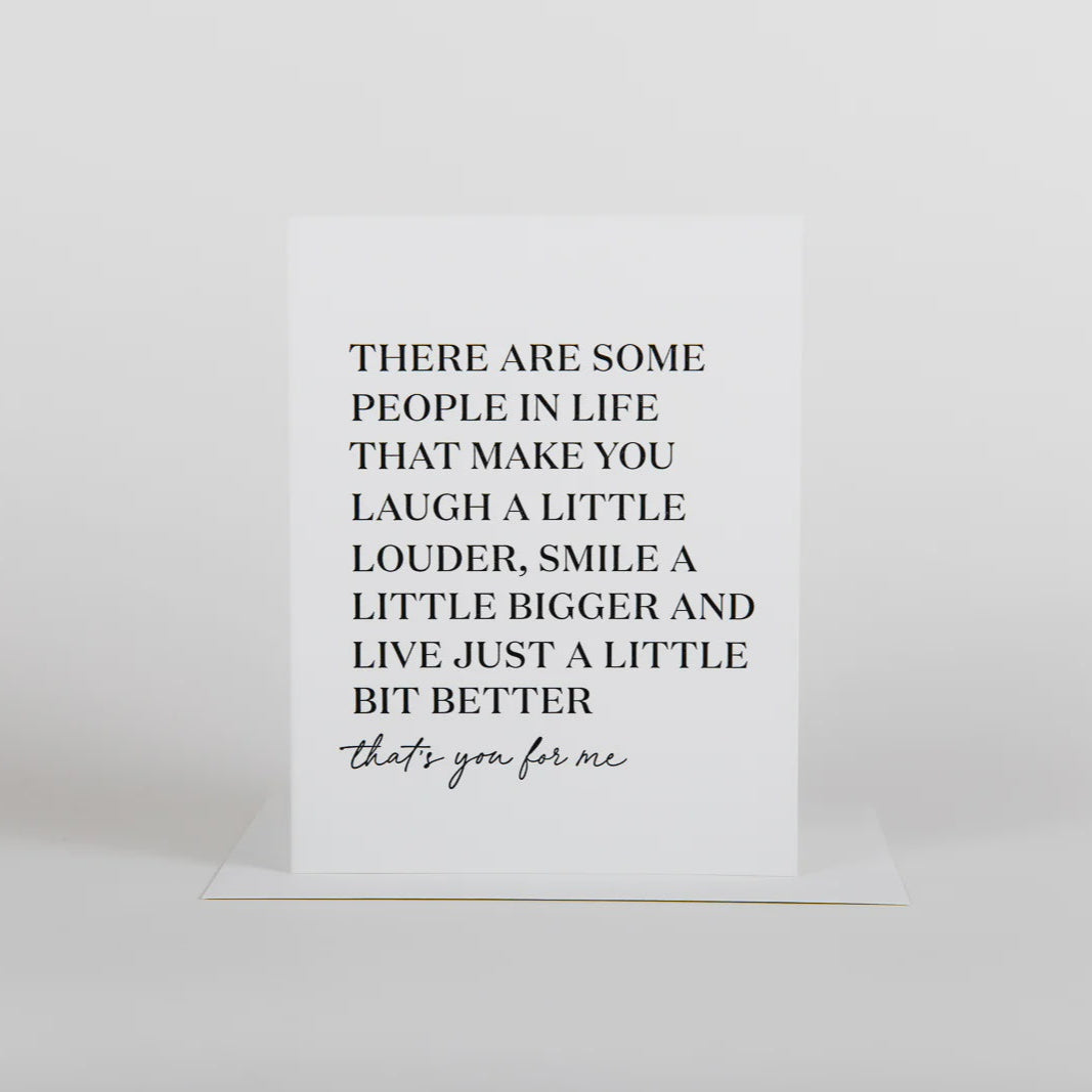 You Make Life Better Card – Alberta's Own