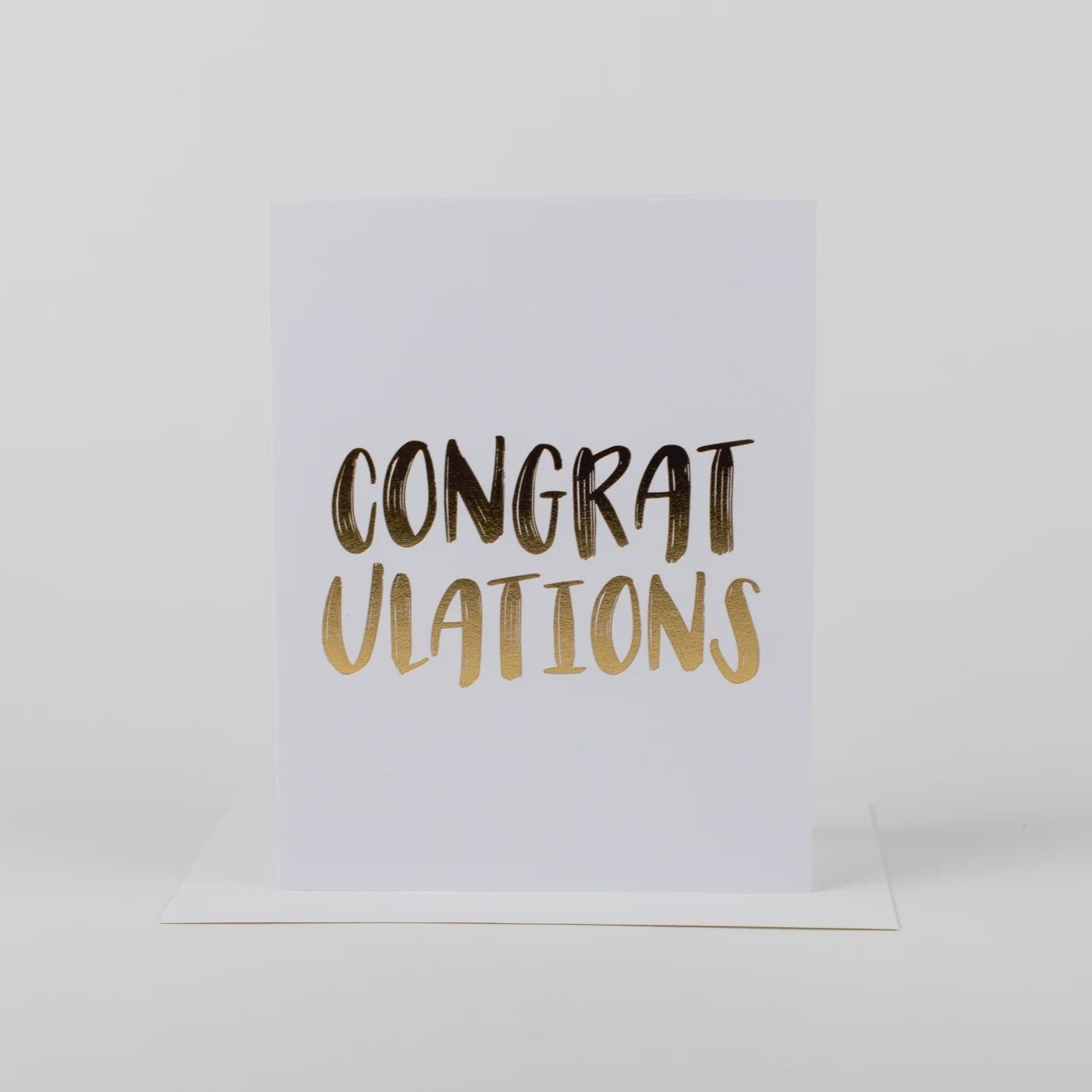 Congratulations Card (large gold) – Alberta's Own