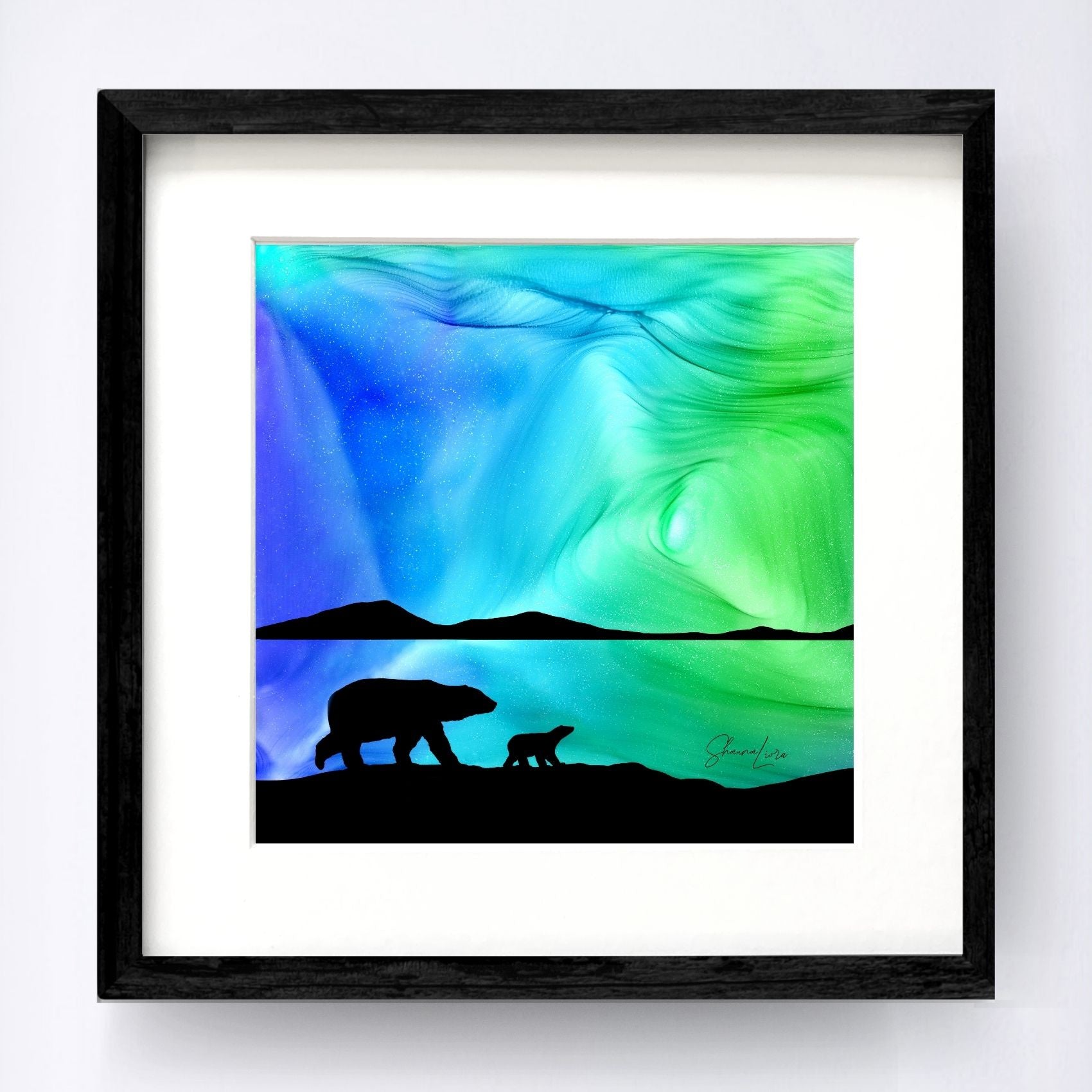 Into the Polar Night Shauna Liora FIRE Art Print – Alberta's Own