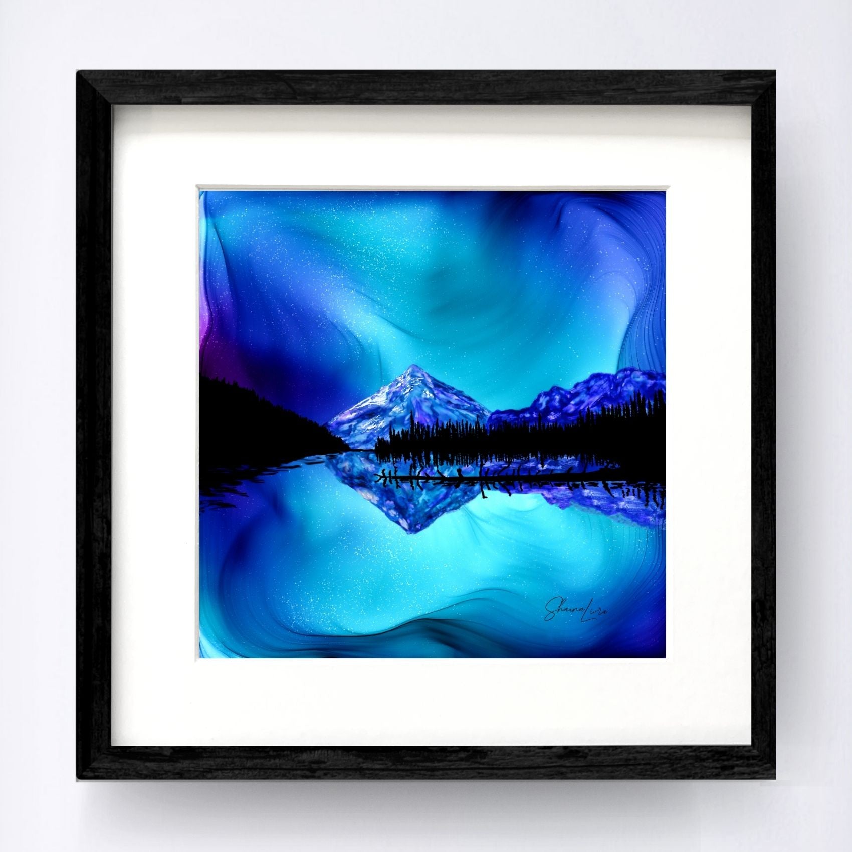 Lake O Hara Lost in Light Shauna Liora FIRE Art Print – Alberta's Own