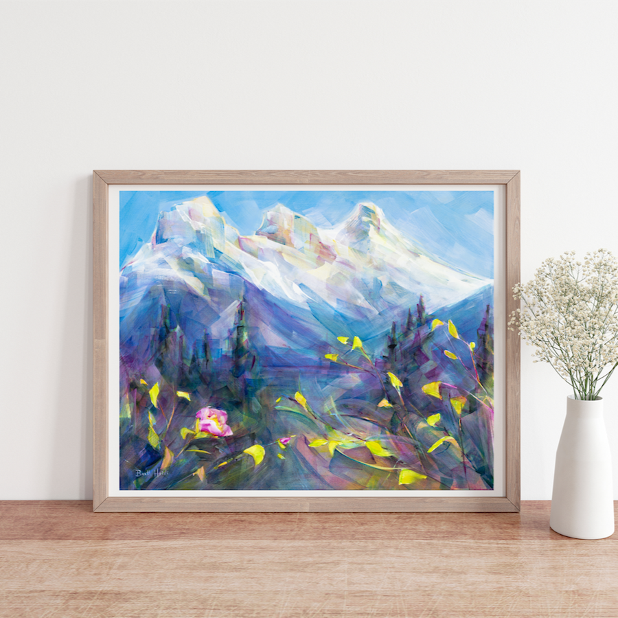 Three Sisters Brett Heidi Art Print – Alberta's Own